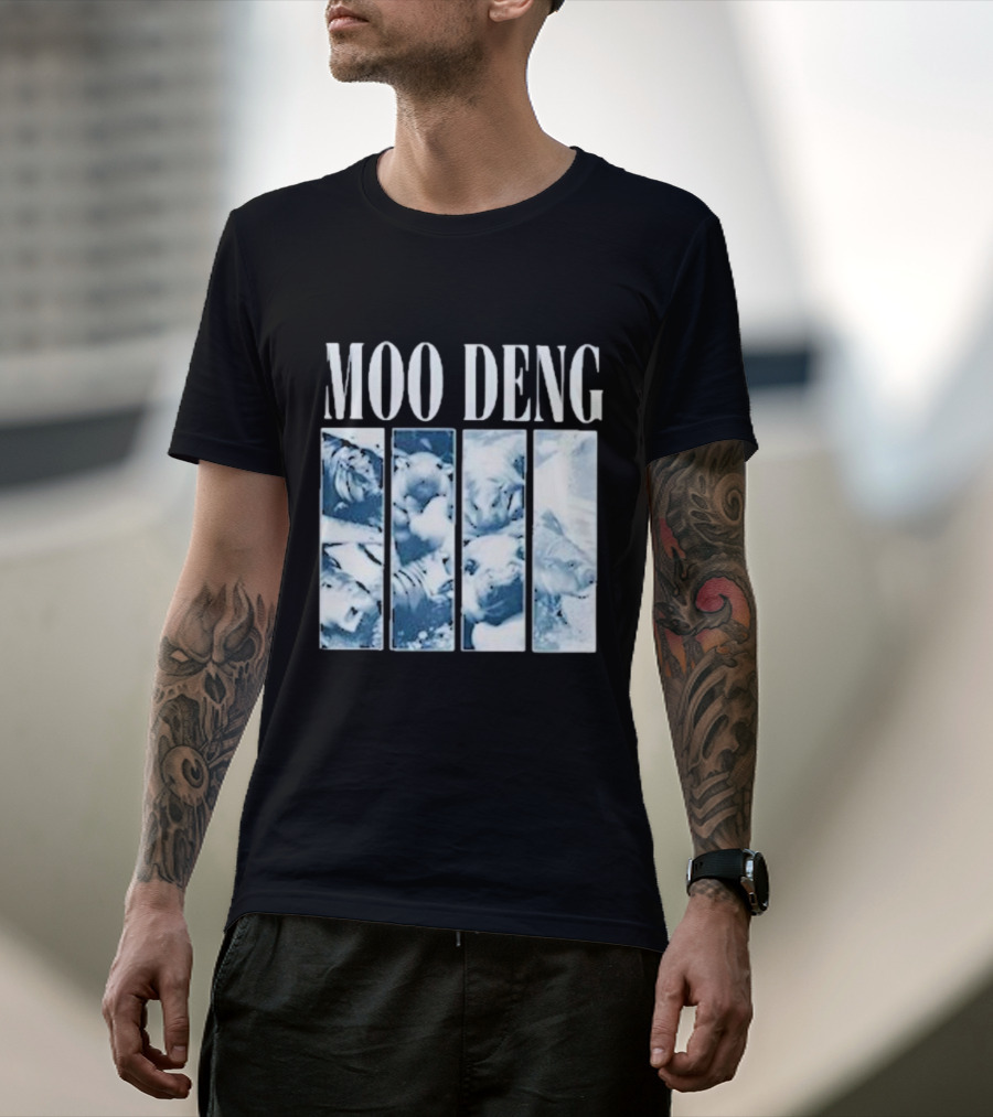 Moo Deng Blues Bootleg Pygmy Hippo T-Shirt