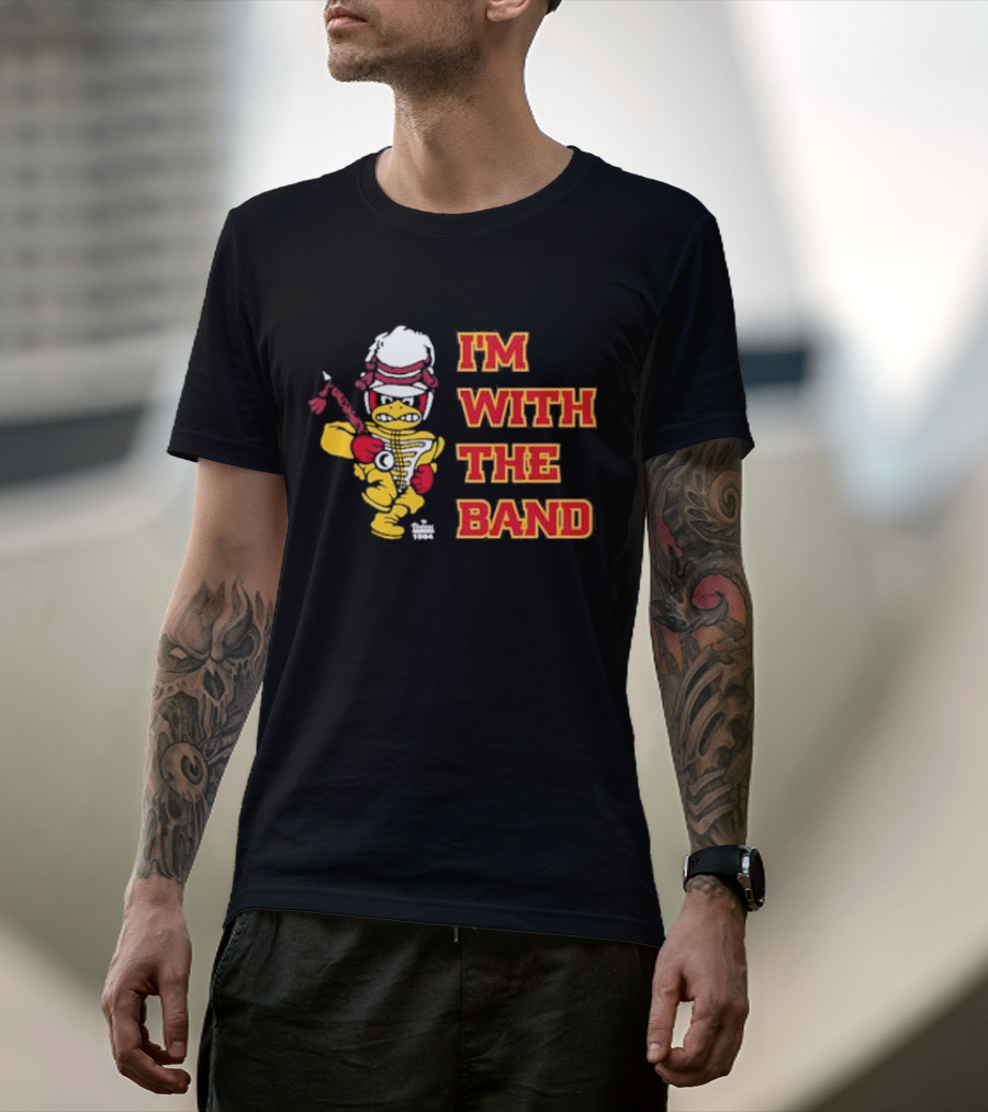 Cyclone Fanatic I’m With The Band Marching Band Cy 1984 T-Shirt