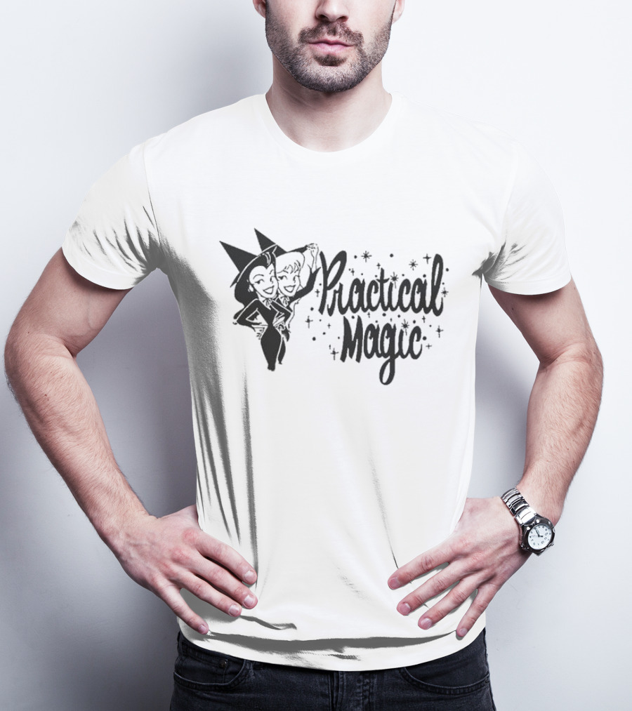 Practical Magic Bewitching Characters And Shimmering Stars T-Shirt