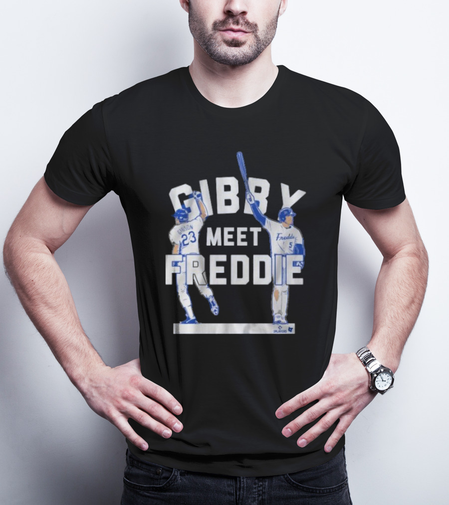 Gibby Meet Freddie Kirk Gibson Freddie Freeman Players T-Shirt