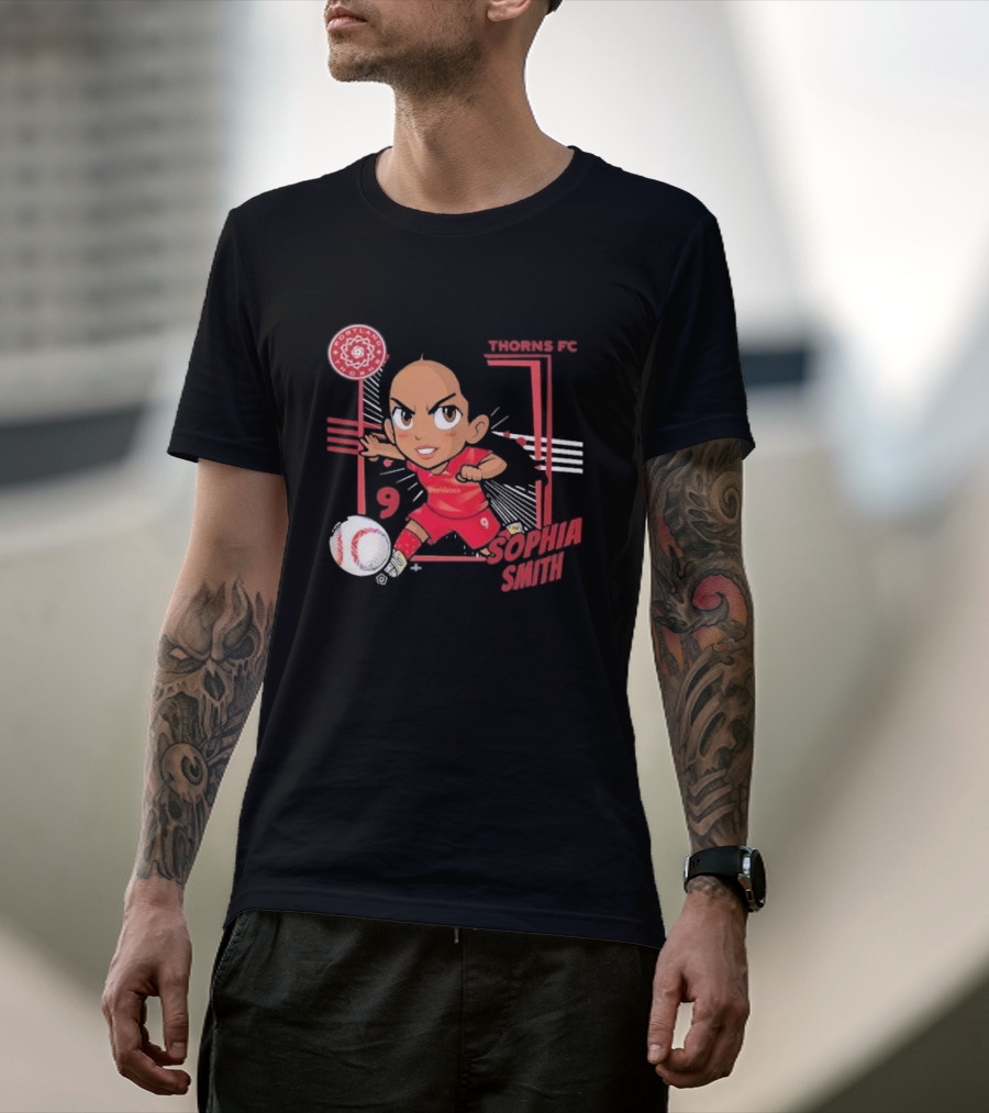 Sophia Smith #9 Portland Thorns FC Chibi Stadium Essentials T-Shirt