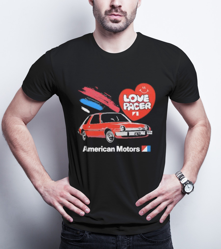 Love Pacer 75 American Motors Retro Style Car T-Shirt