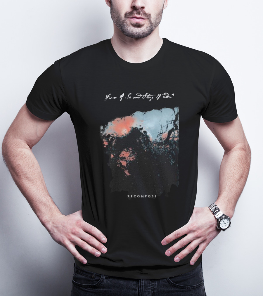 From A Second Story Window Recompose Abstract Landscape T-Shirt