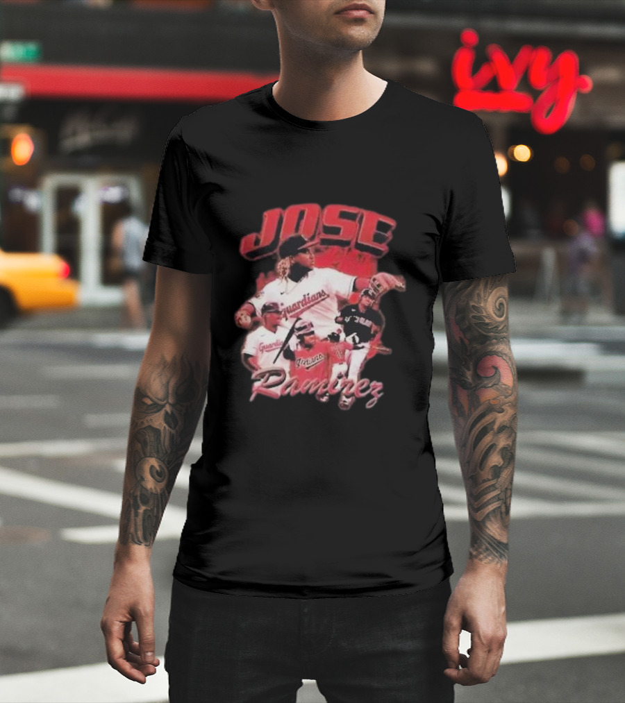 Jose Ramirez Guardians Indians Cleveland T-Shirt