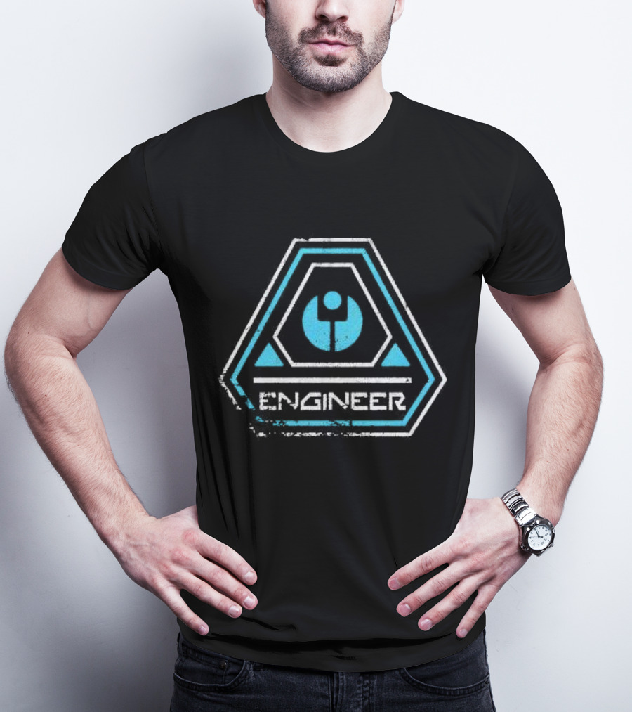 S Gler's Engineer Iconic Blue Wrench T-Shirt