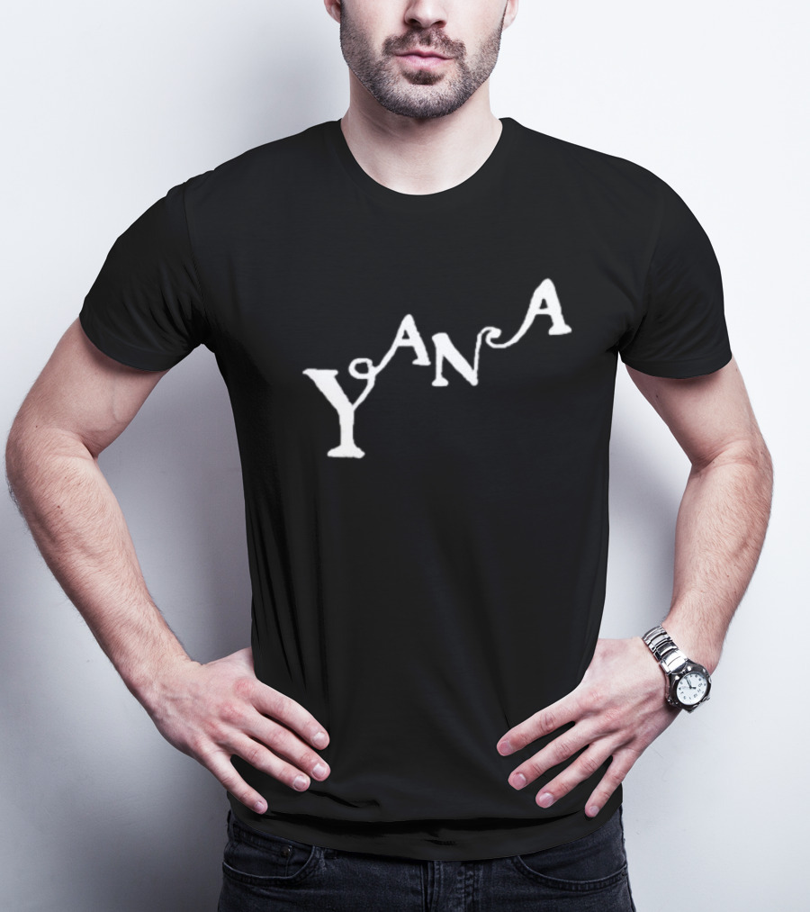 Yana Amy Curved Typography T-Shirt