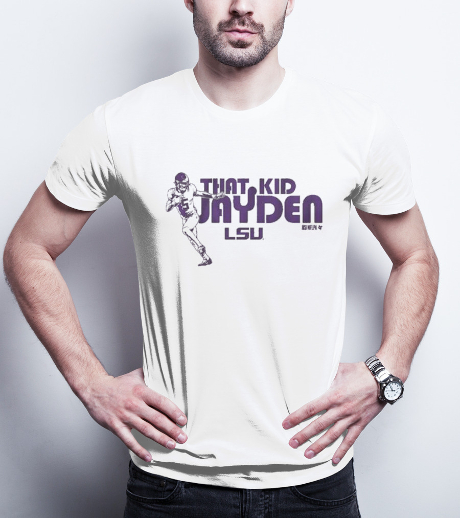 LSU Tigers That Kid Jayden Daniels NFLPA T-Shirt