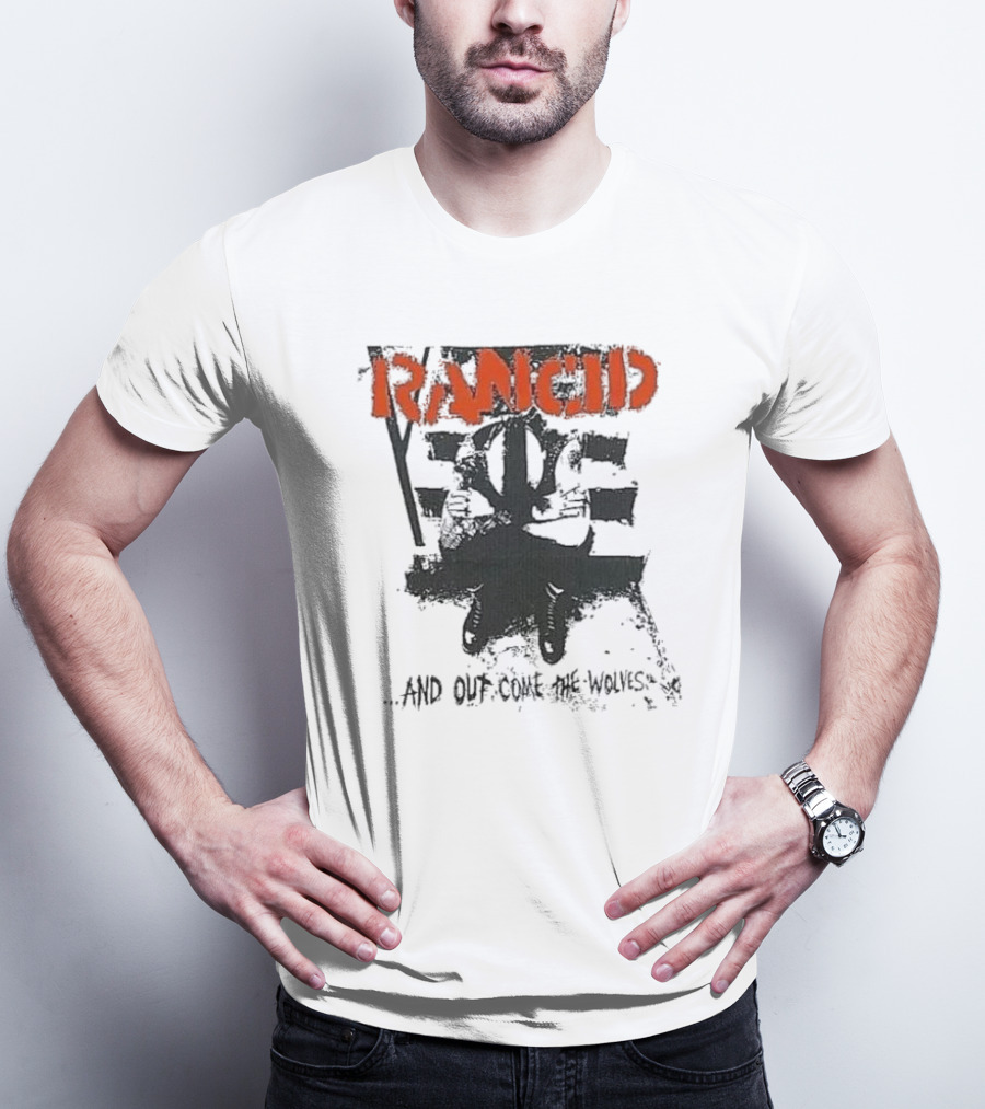 Rancid And Out Come The Wolves Punk Album Cover T-Shirt