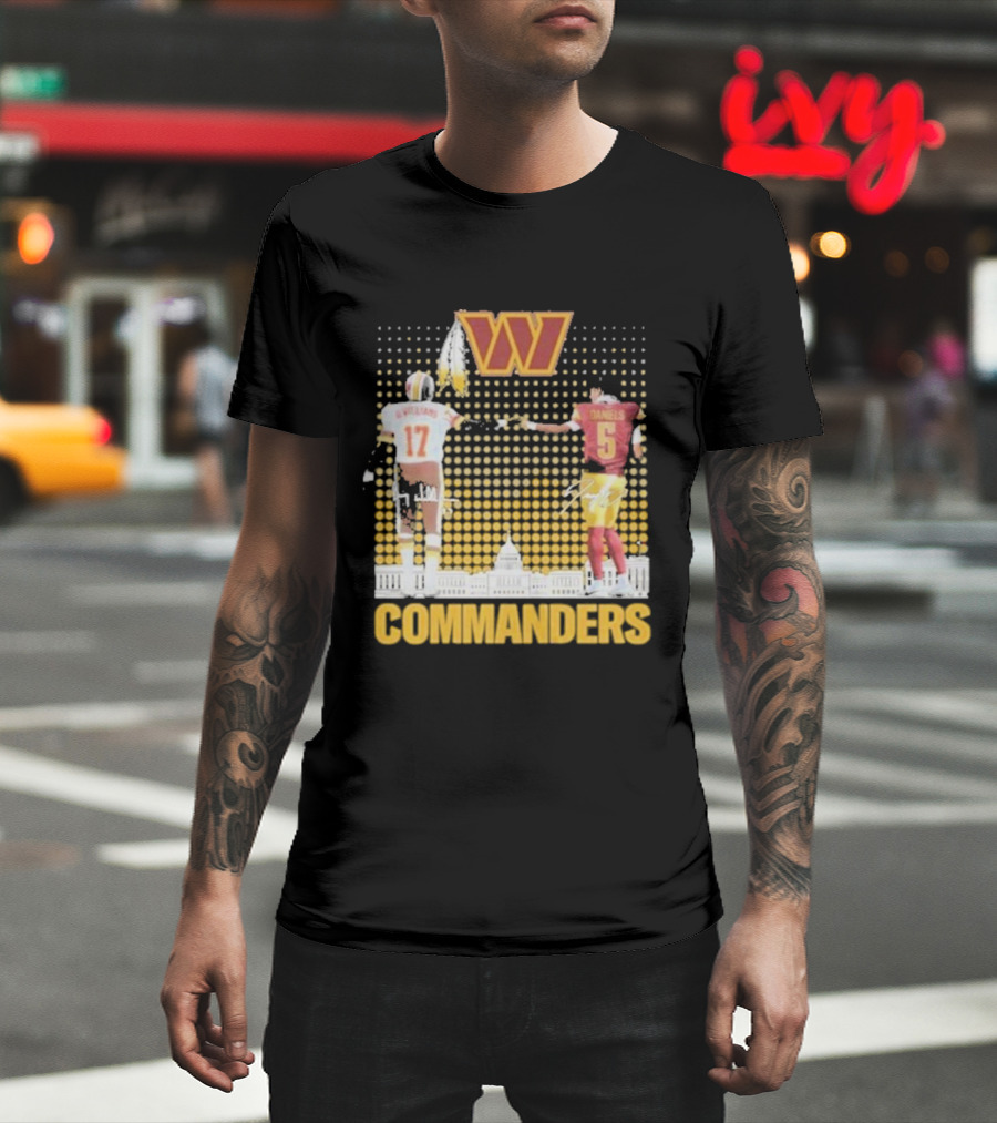 Williams Daniels Commanders Washington Football Legacy T-Shirt