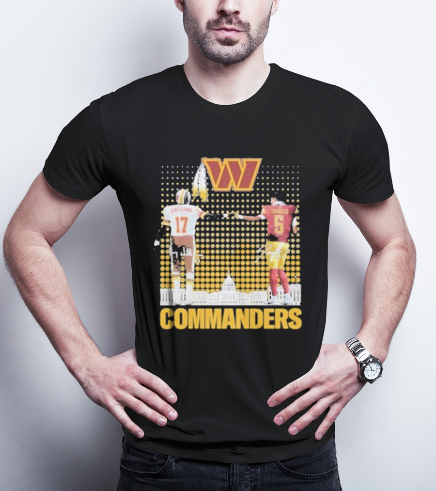 Williams Daniels Commanders Washington Football Legacy T-Shirt