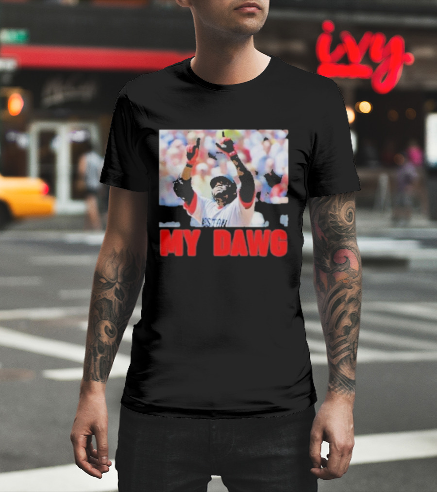 Big Papi My Dawg Boston Sports Baseball My Dawg T-Shirt