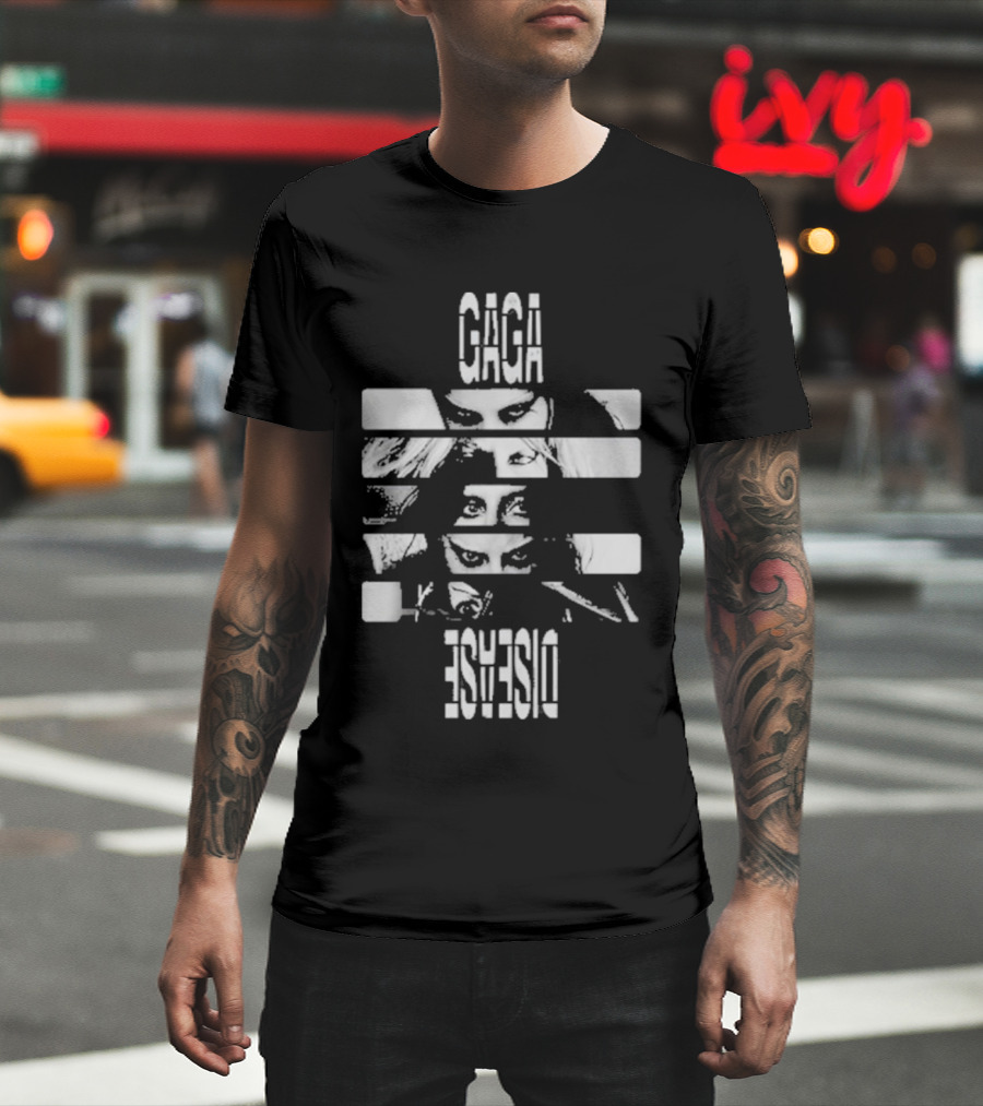 Gaga Disease Monochrome Eyes T-Shirt