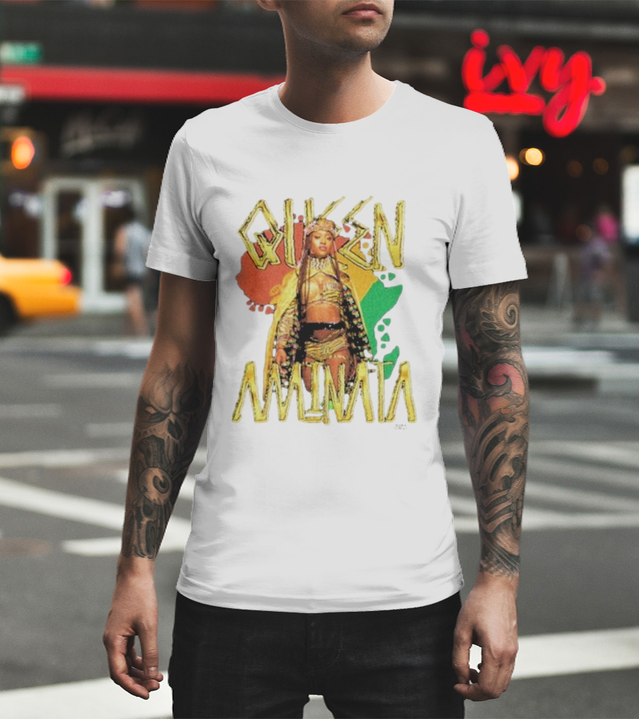 Queen Aminata Royalty Regal Style Fashion Afrocentric Vibes T-Shirt