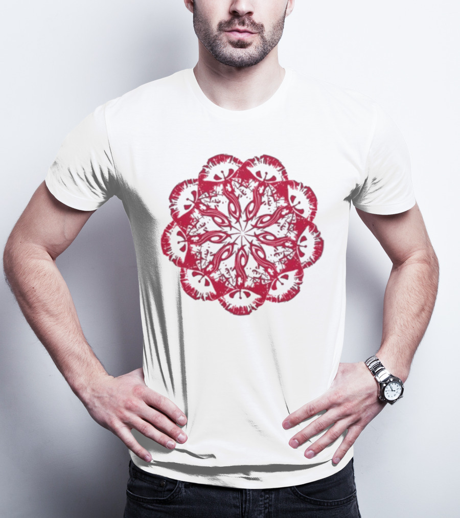 Slipknot Red Mandala Flower T-Shirt