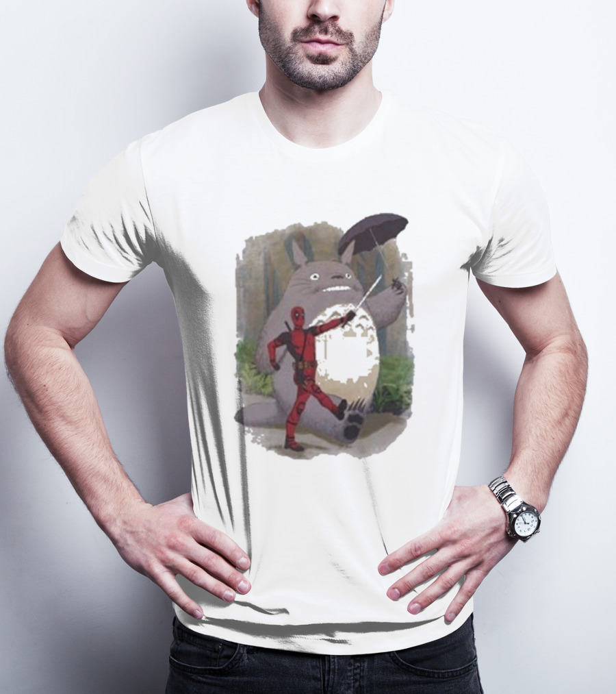 My Neighbor Totoro Deadpool Umbrella Adventure T-Shirt