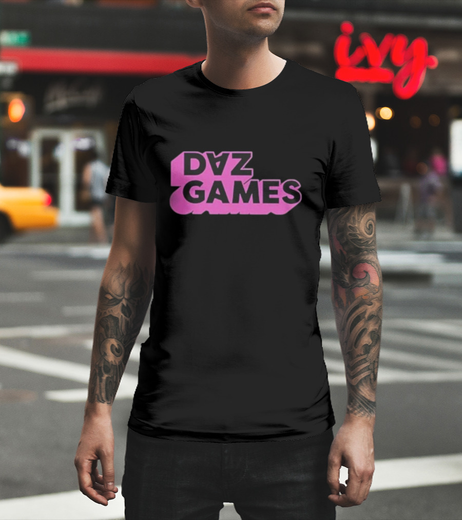 Daz Games Black Pink T-Shirt