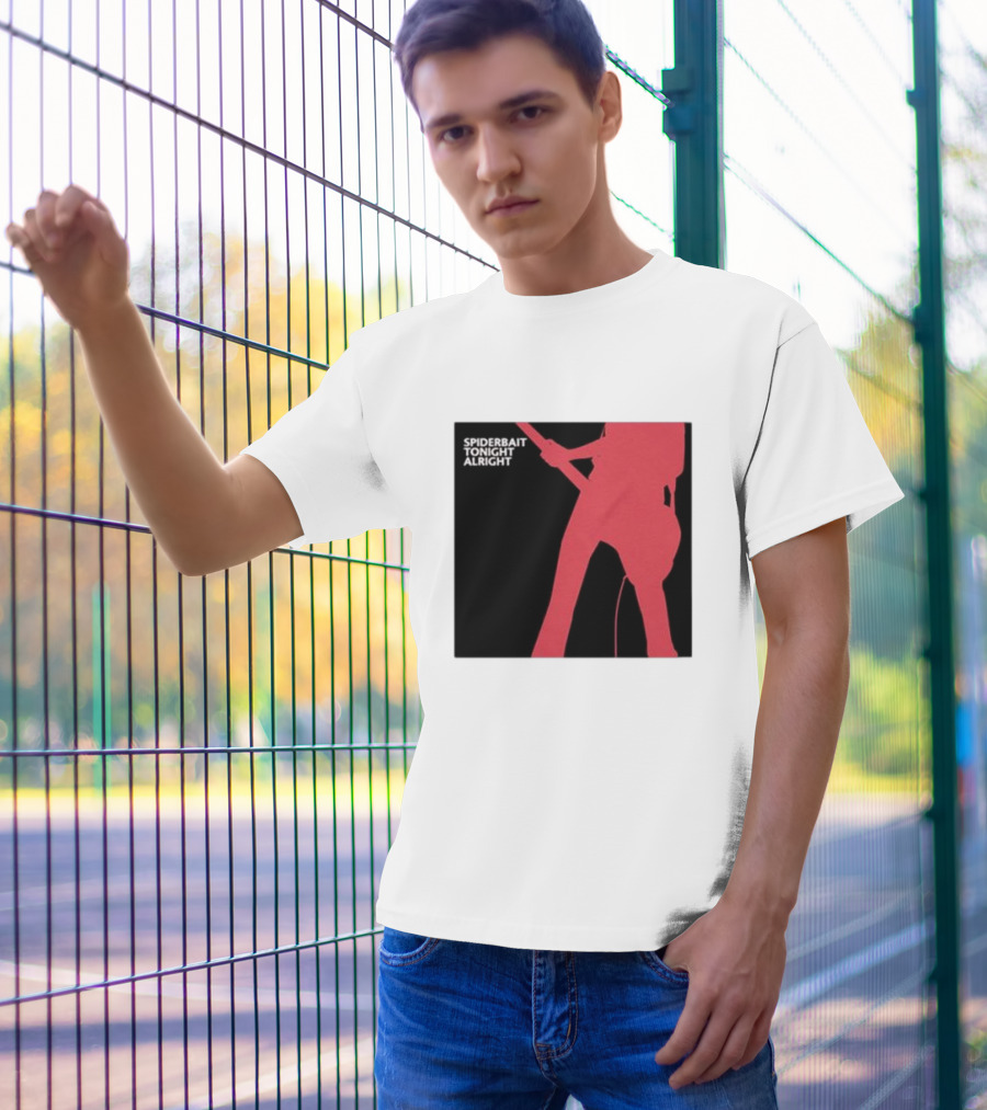 Spiderbait Tonight Alright Red Guitar T-Shirt