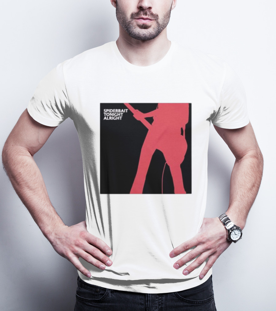 Spiderbait Tonight Alright Red Guitar T-Shirt
