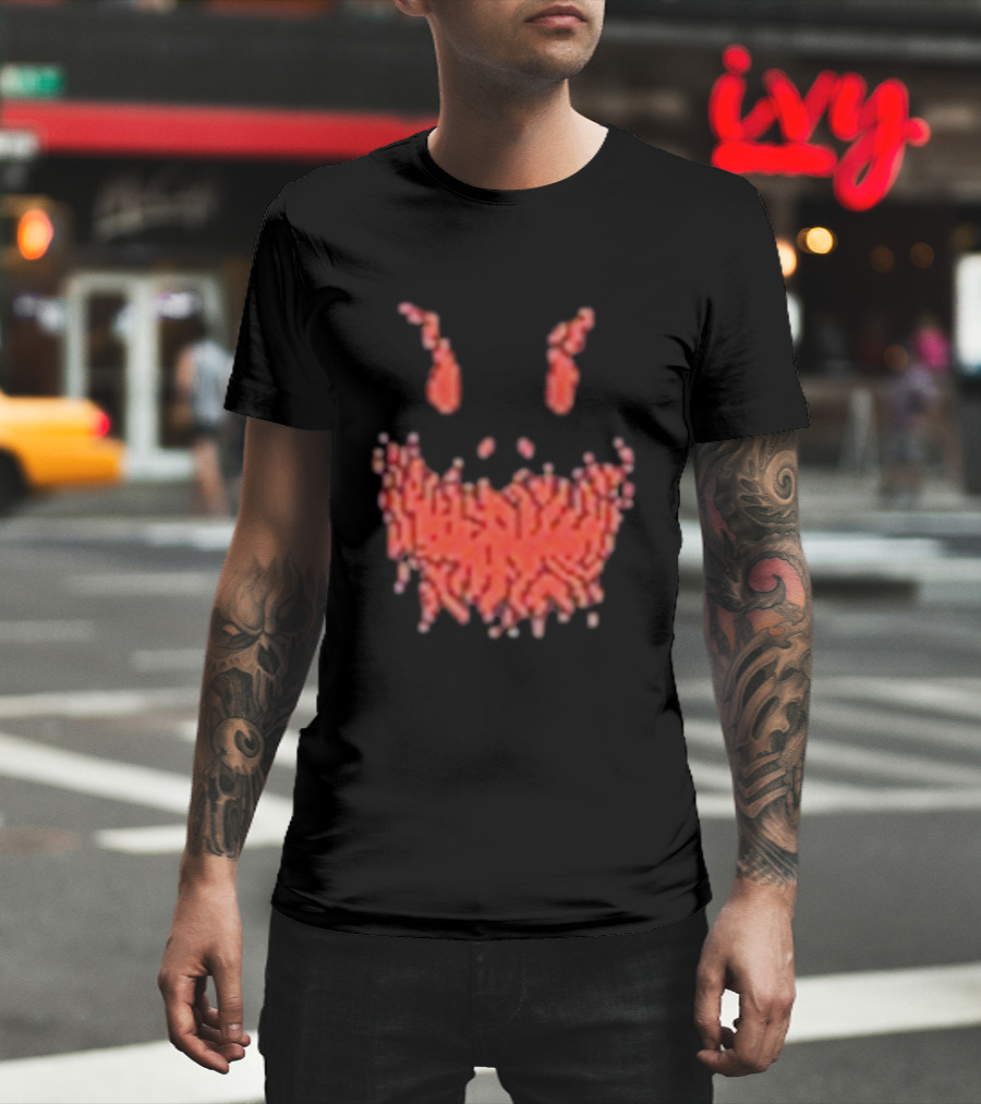 Scary Face Pixelated Joker T-Shirt