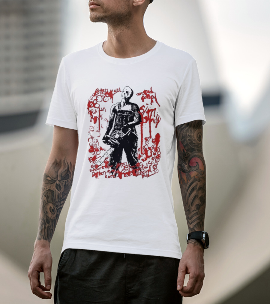Eminem Tdoss Blood Scrawl Tormented Slim Shady Chainsaw Urban Chaos T-Shirt