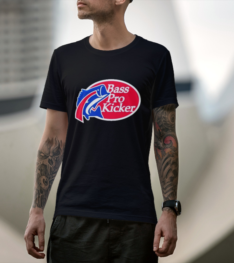Carl Cordes Bass Pro Kicker Logo Fish T-Shirt
