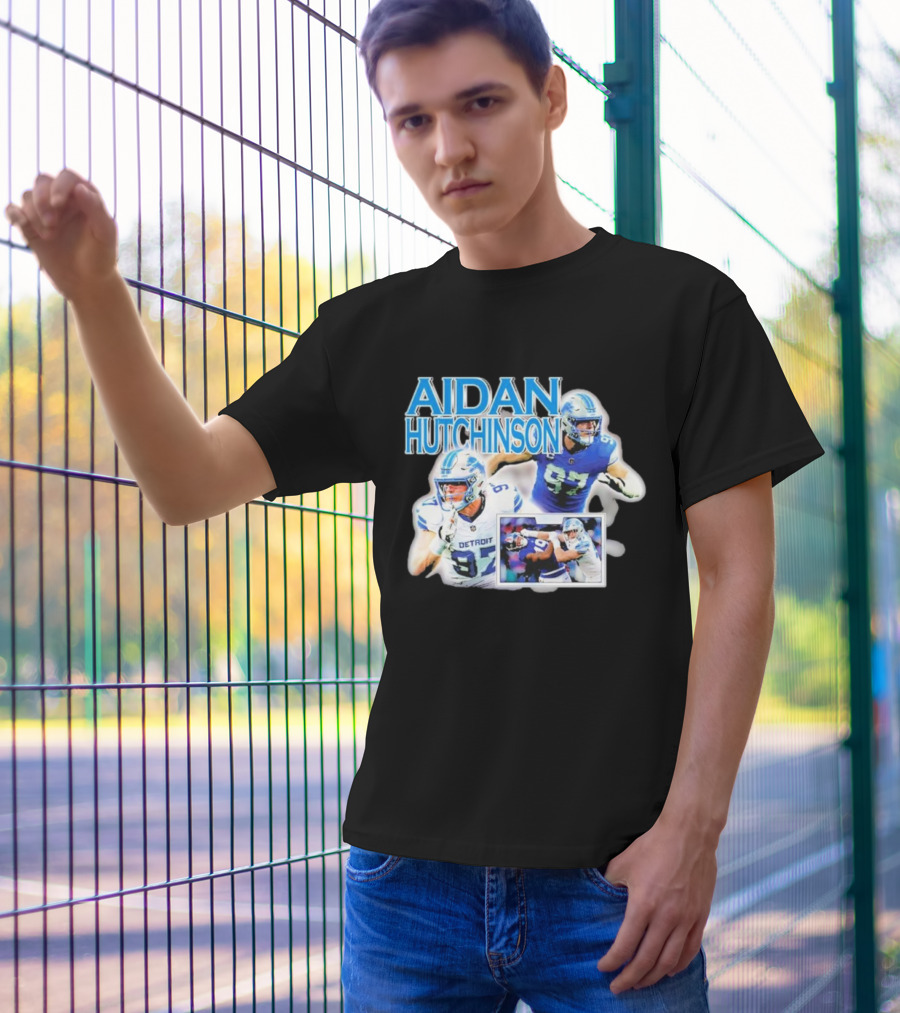 Aidan Hutchinson Detroit Football Highlights T-Shirt
