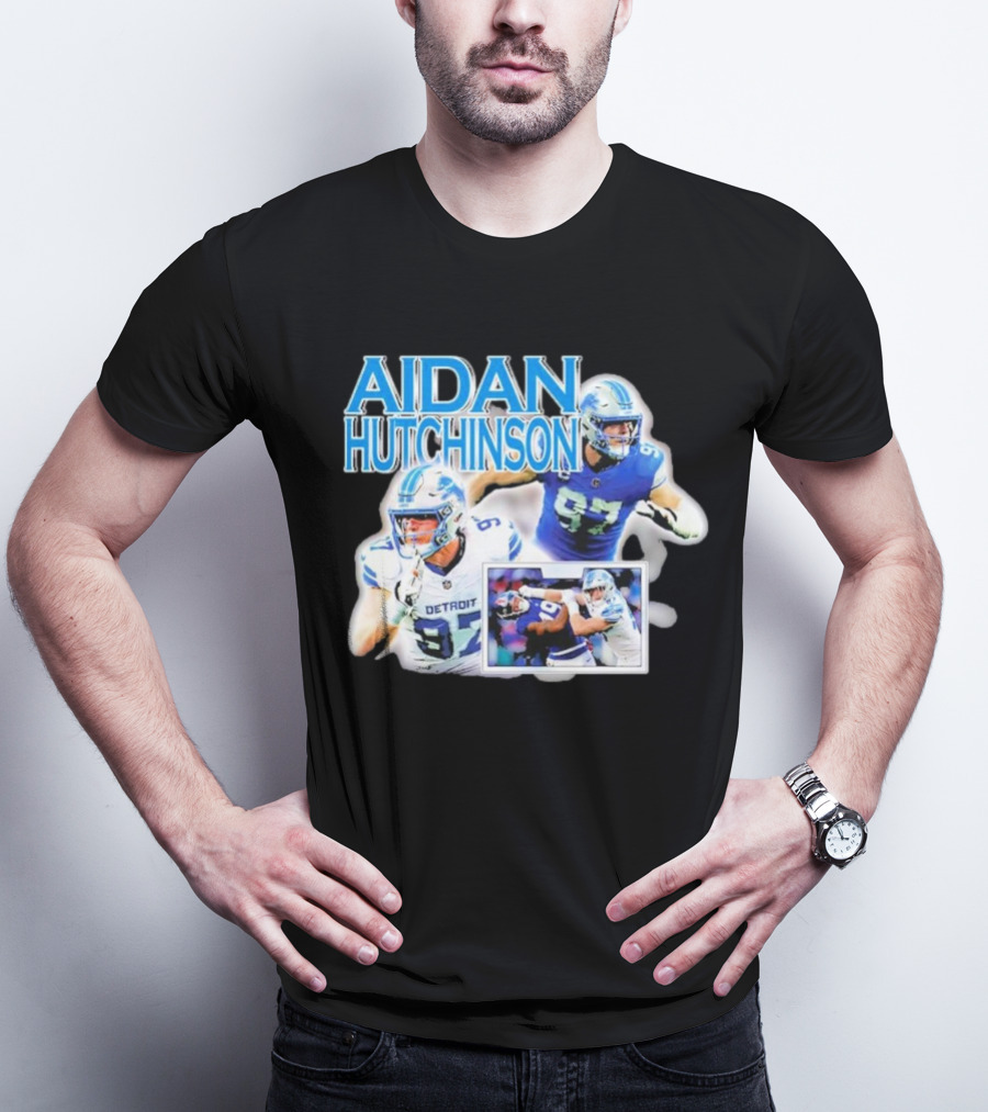 Aidan Hutchinson Detroit Football Highlights T-Shirt