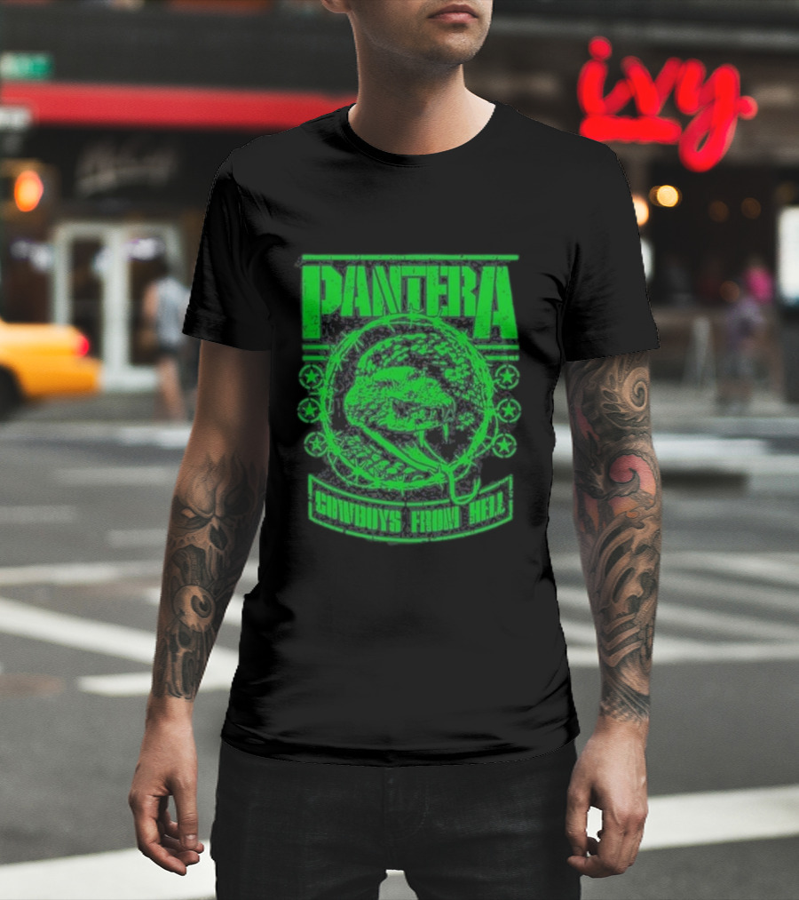 Pantera Snake Cowboys From Hell T-Shirt