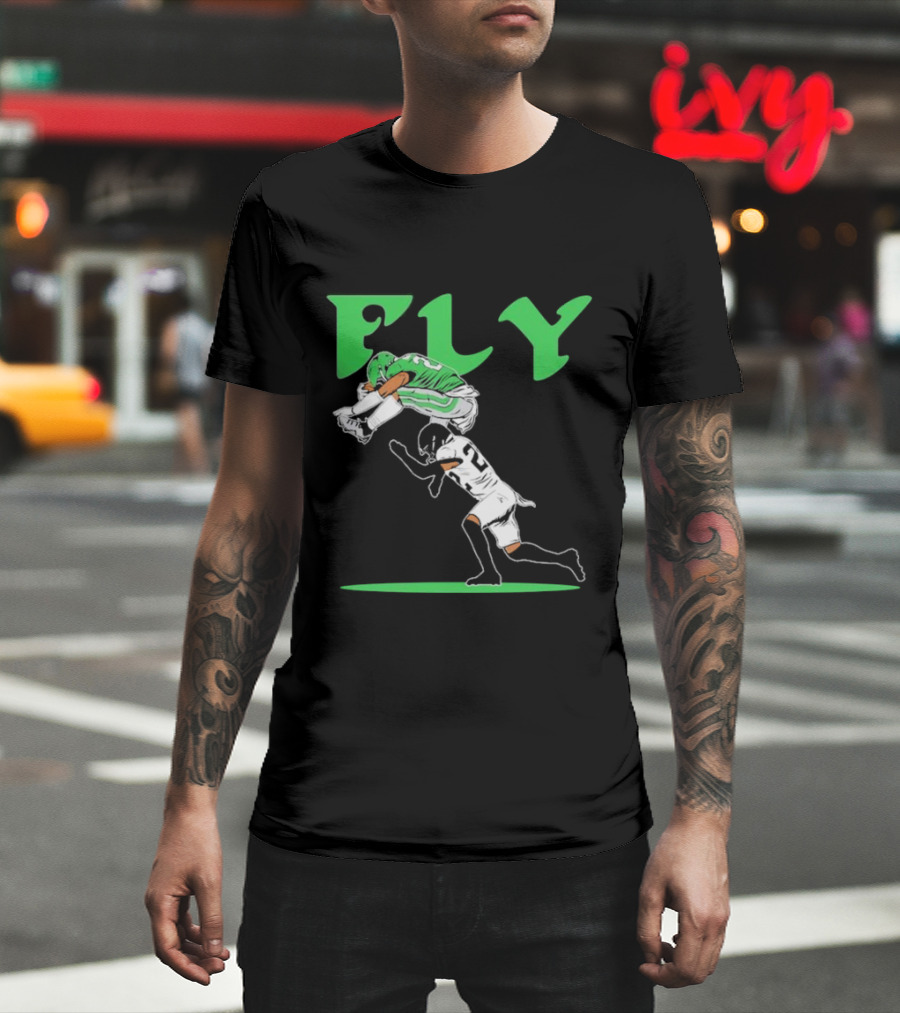 Fly Saquon Barkley Philadelphia Eagles Philadelphia T-Shirt