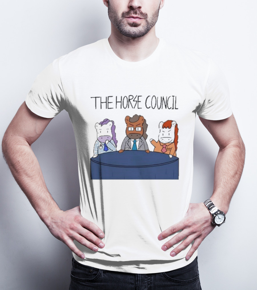 The Horse Council Meeting With Jimothy And Friends T-Shirt