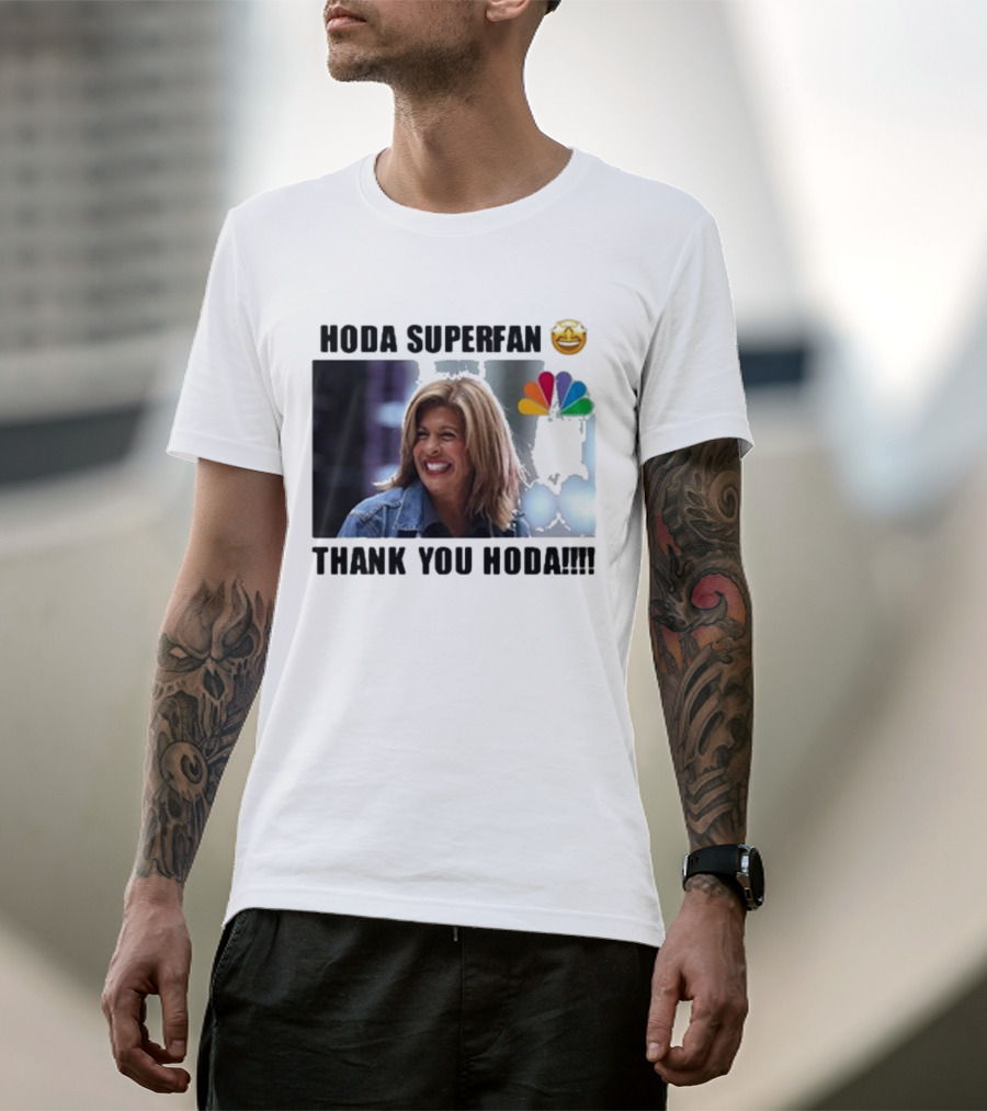 Hoda Superfan Thank You Hoda NBC Smiley Face T-Shirt