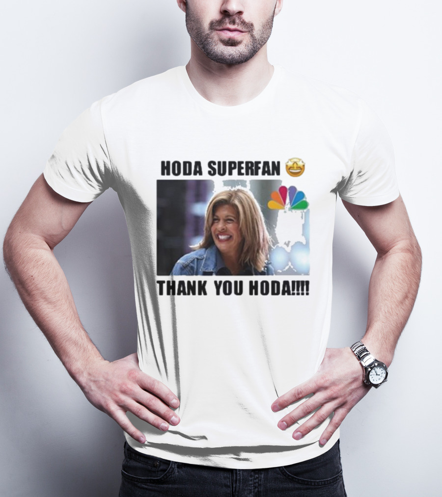 Hoda Superfan Thank You Hoda NBC Smiley Face T-Shirt