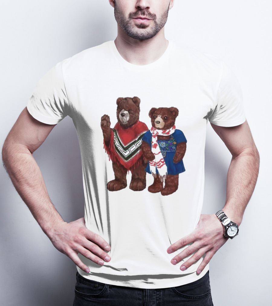 My Morning Jacket Pooch And Denise Bears Winter Poncho And Scarf T-Shirt