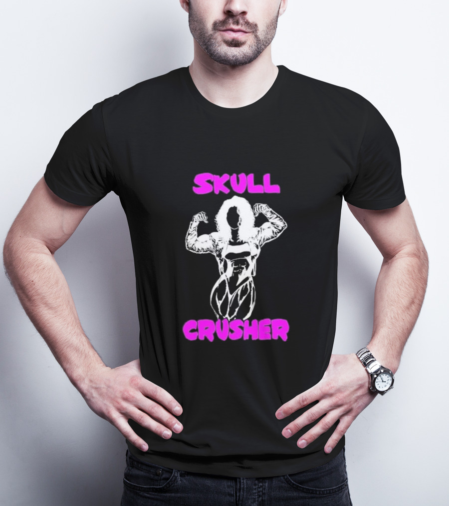 Skull Crusher Bodybuilder Flexing T-Shirt