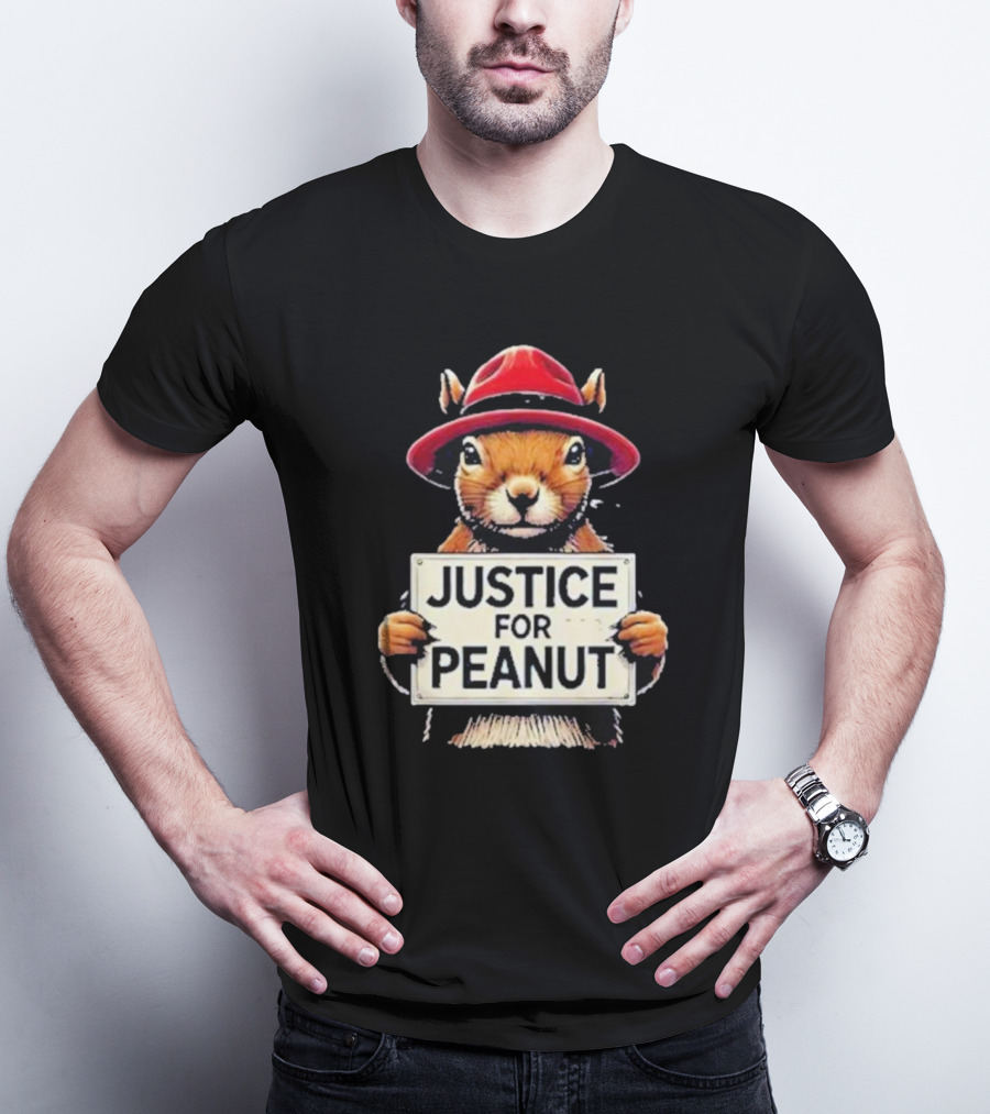 Justice For Peanut Squirrel Wanted T-Shirt