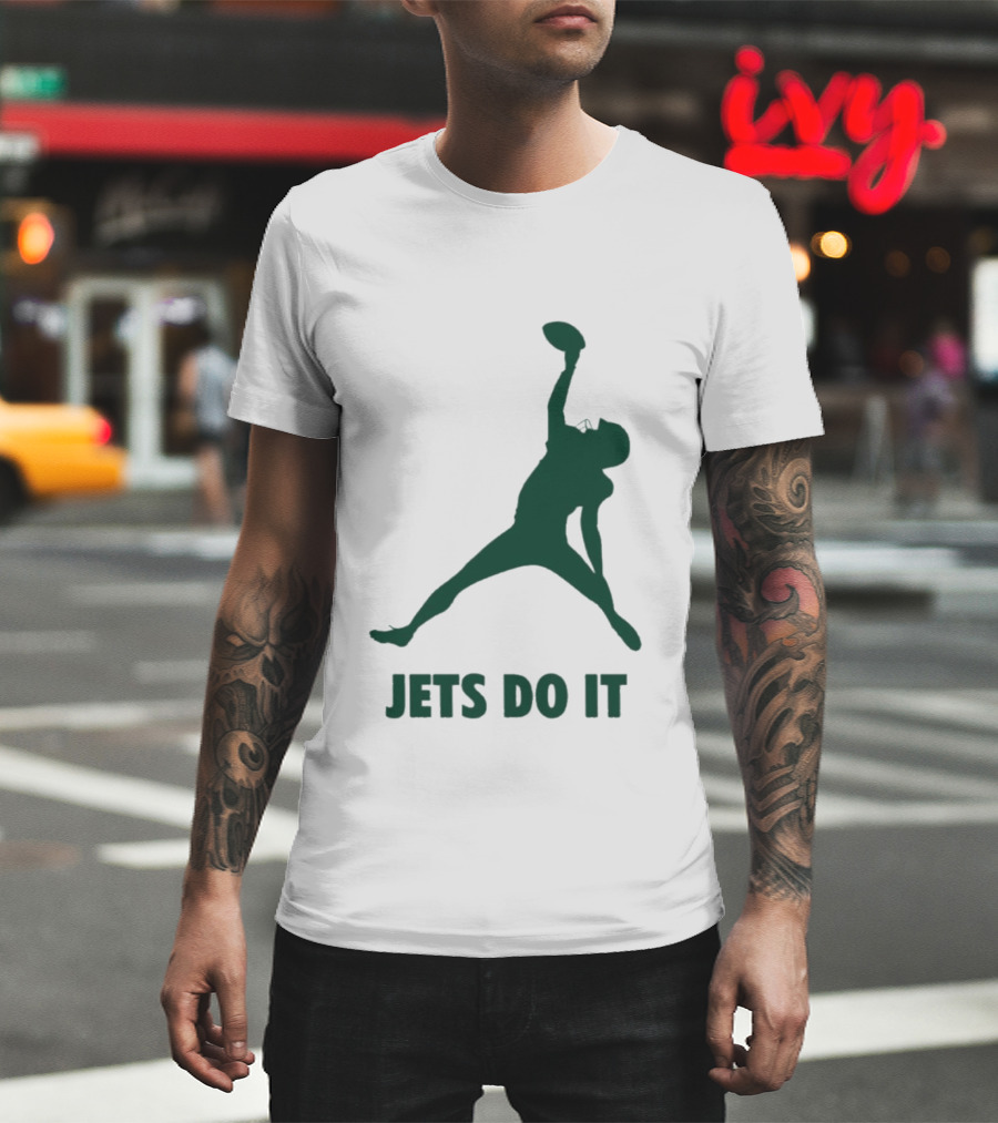 Garrett Wilson Jets Do It Air Catch T-Shirt