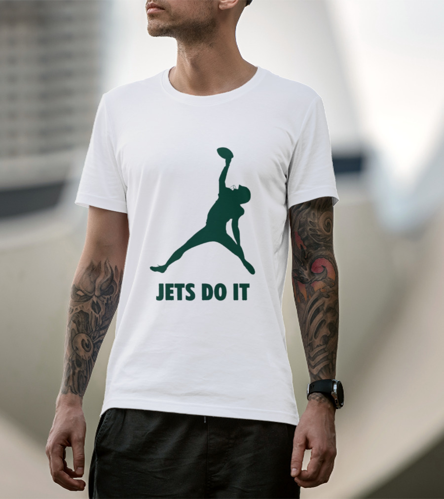 Garrett Wilson Jets Do It Air Catch T-Shirt