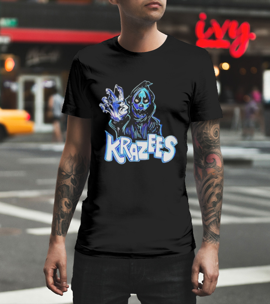 Krazees Grim Reaper Stare Krazees HOK Sent Here To Take You T-Shirt