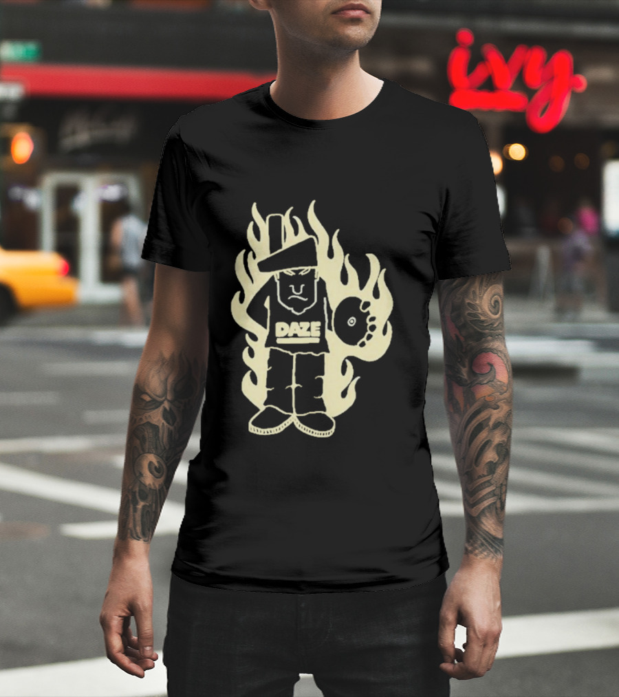 Daze Flame Vinyl Haywire For Better Or For Worse T-Shirt