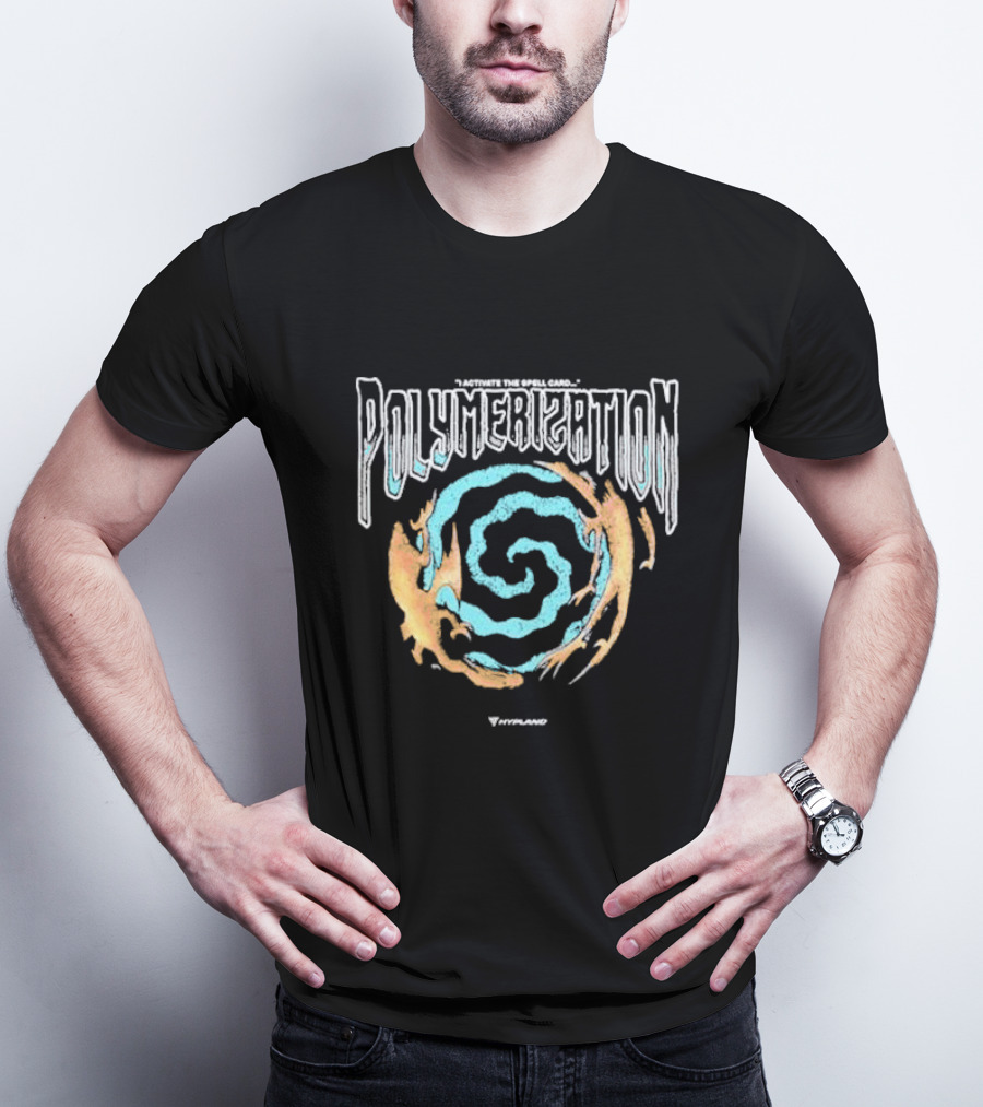 Activate The Spell Card Polymerization Spiral Design Nyland T-Shirt