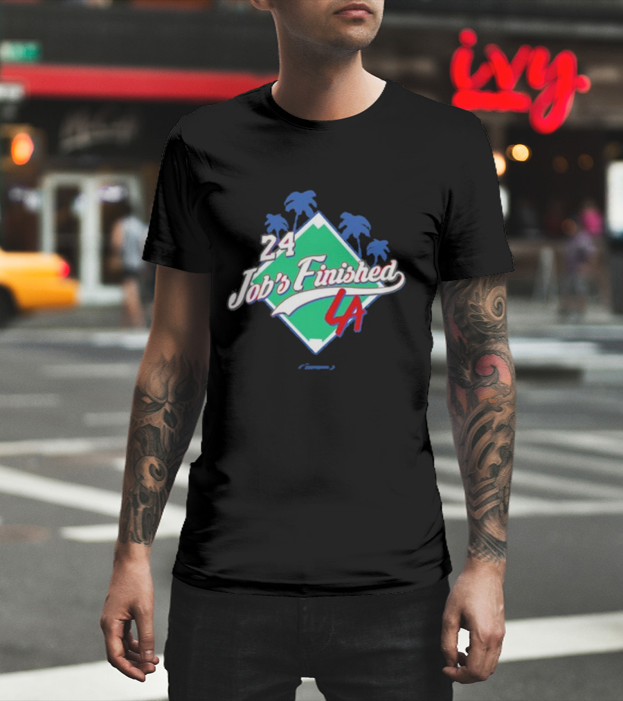 24 Job's Finished LA Palms Green Diamond T-Shirt