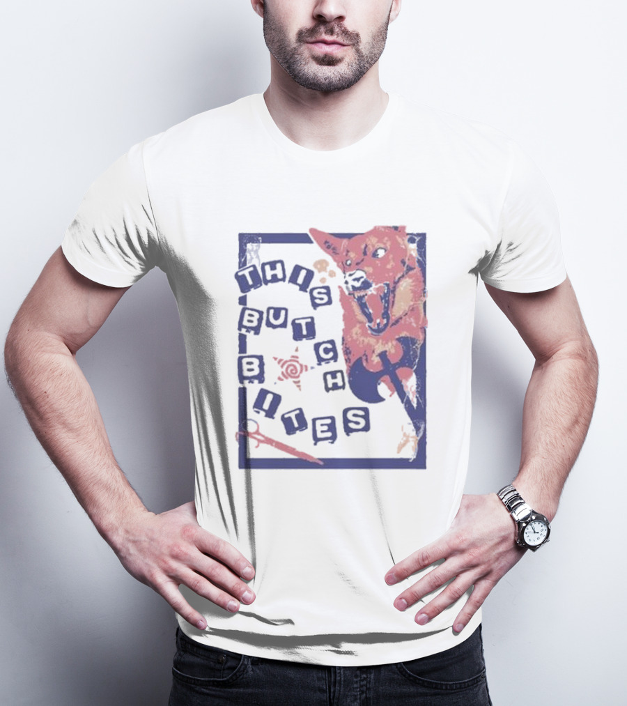 This Butch Bites Wolf Scissors T-Shirt