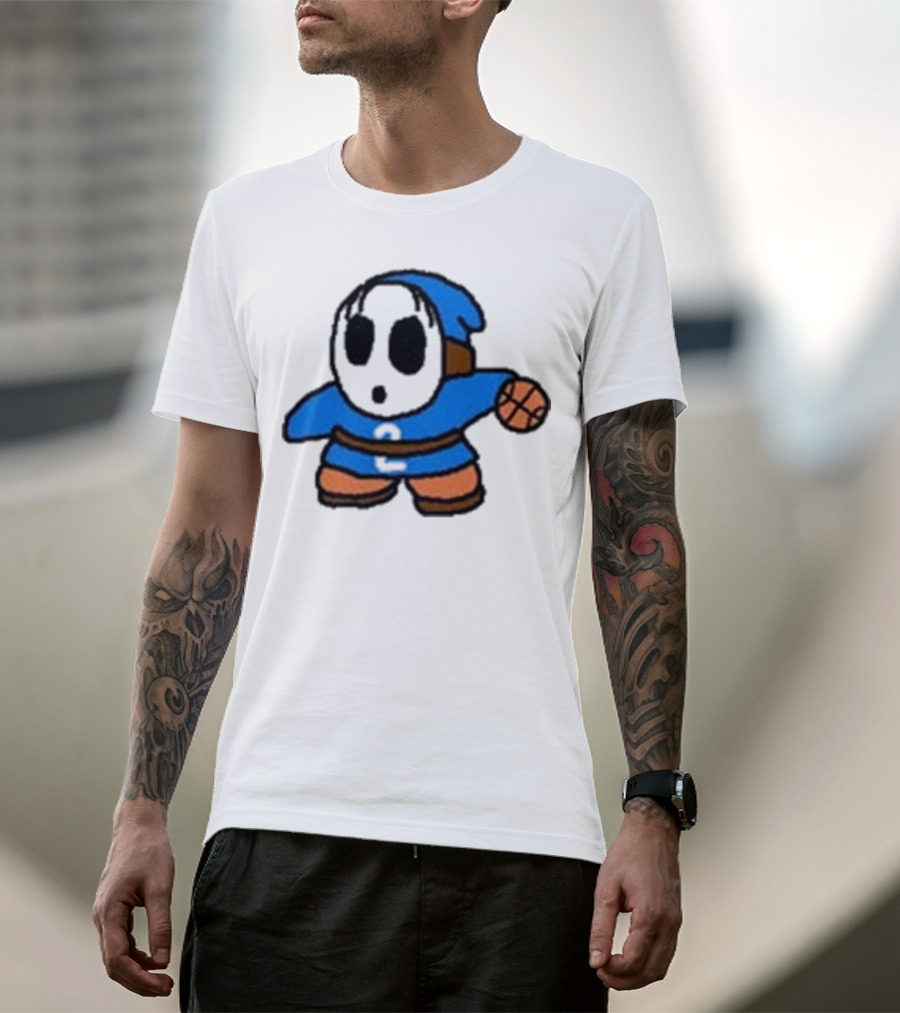 Shy Gilgeous Alexander Basketball Shy Guy Blue 2 T-Shirt