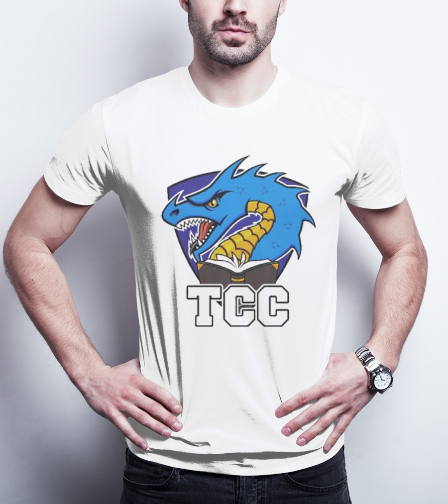 Tolarian Community College Sportsball Dragon Emblem TCC T-Shirt