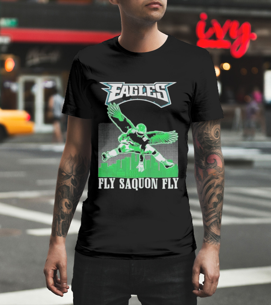 Eagles Fly Saquon Fly T-Shirt