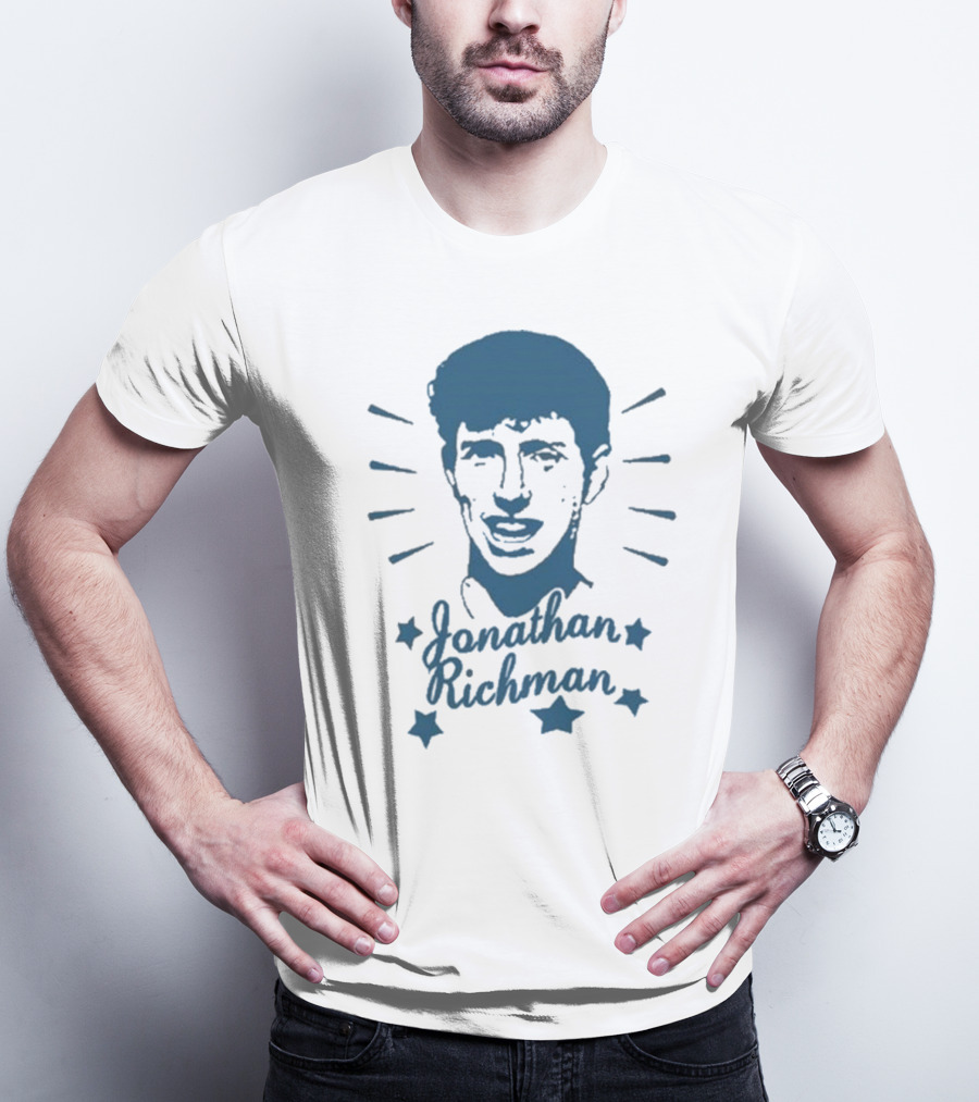 Jonathan Richman Surrounded By Stars And Radiating Light T-Shirt