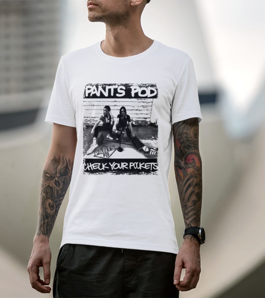 Pants Pod Check Your Pockets Music Scene Duo T-Shirt