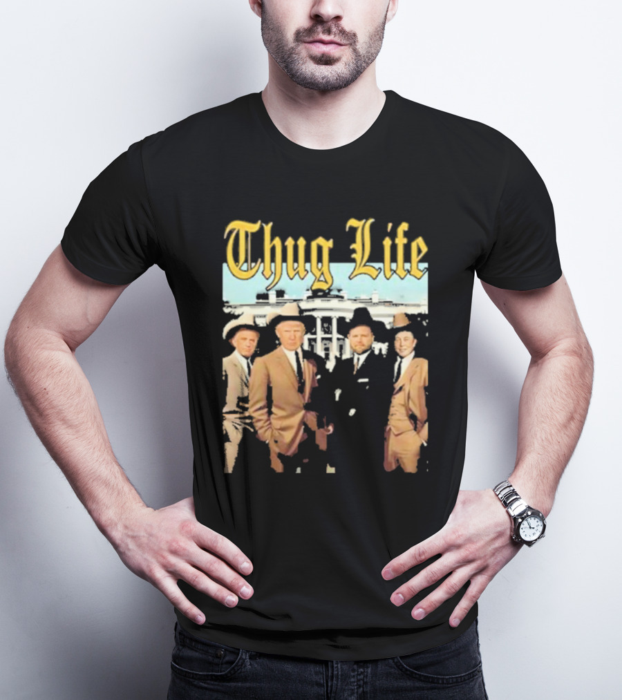 Thug Life Vance Musk Kennedy White House Gangster T-Shirt