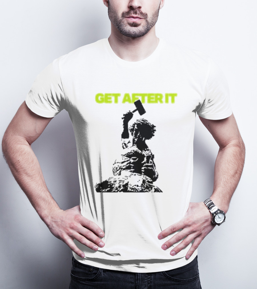 Get After It Rock Climbing Motivational Instrumentals T-Shirt