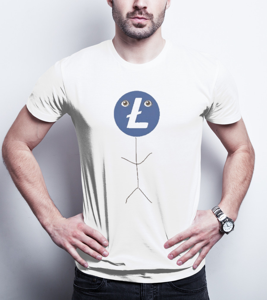 Litecoin Foundation Take The L Stick Figure T-Shirt